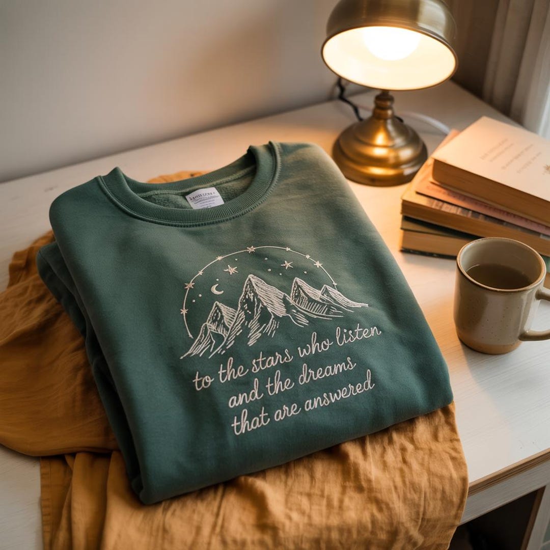 Acotar Embroidery Sweater, Rhysand Tshirt, Gift for Her, Funny Book ...