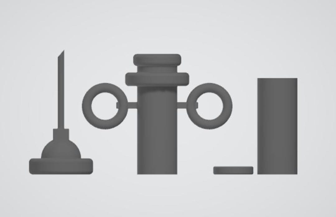 Syringe .stl File for 3D Printing - Etsy