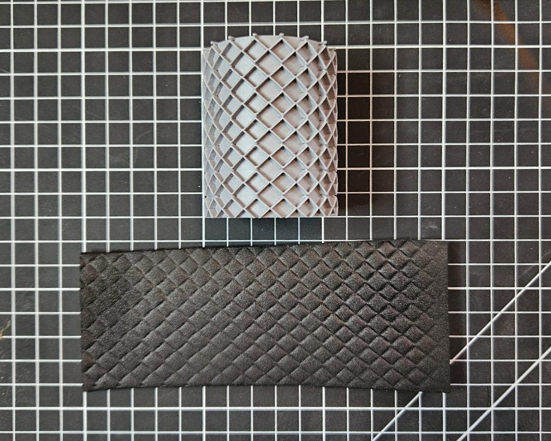 Texture Roller - Square | 3d Model - Etsy