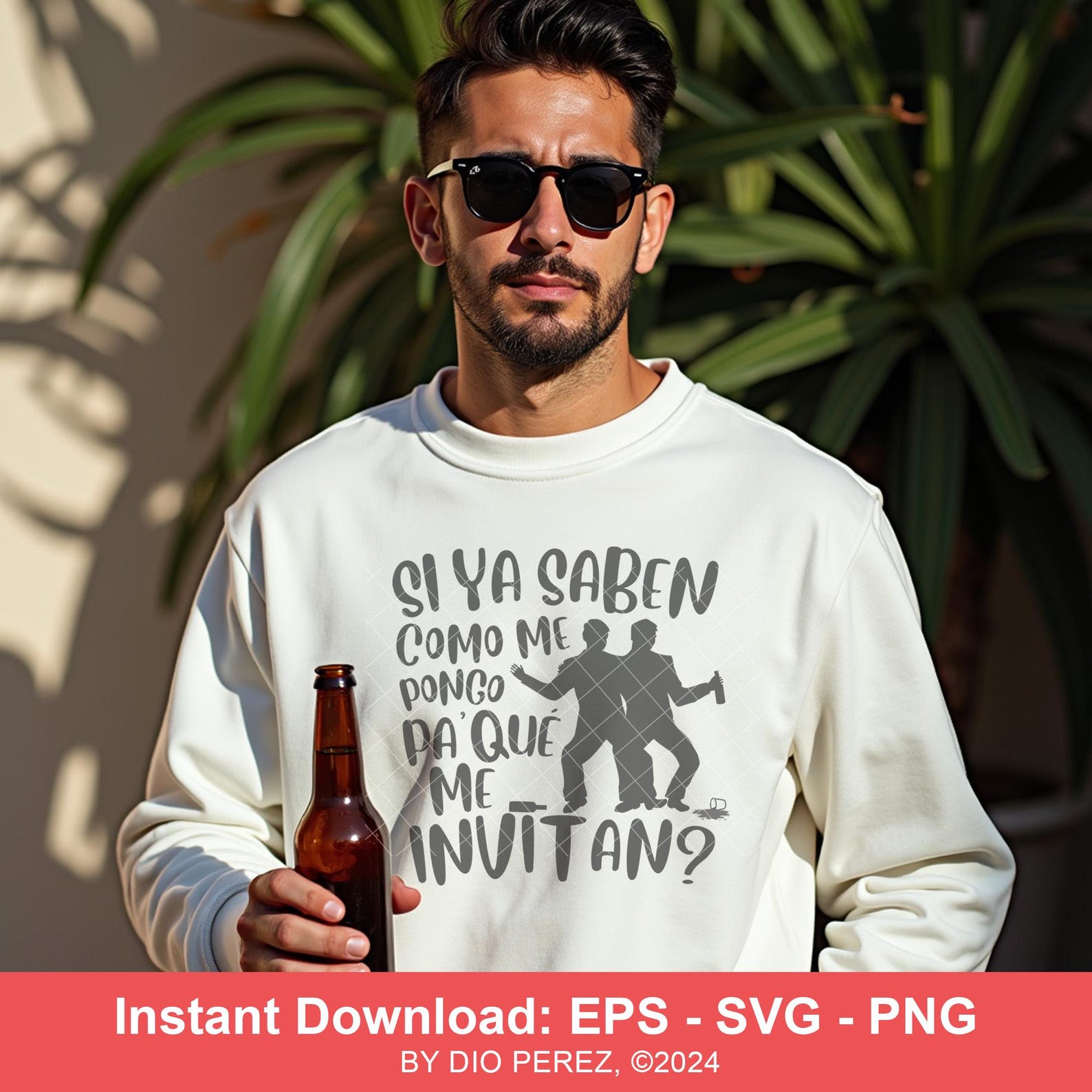 Si Ya Saben Como Me Pongo SVG: Funny Borracho Gift (digital File) - Etsy
