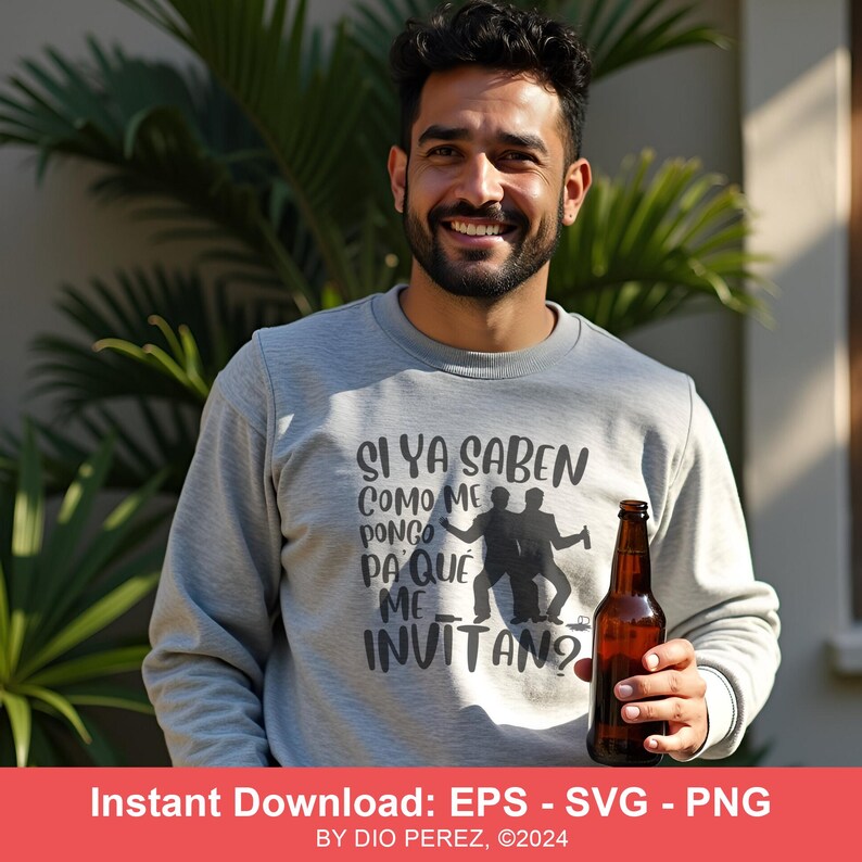 Si Ya Saben Como Me Pongo SVG: Funny Borracho Gift (digital File) - Etsy