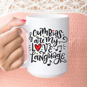 Spanglish Coffee Mug for Latina Dancer Gift for Señora Dancing Cumbias ...