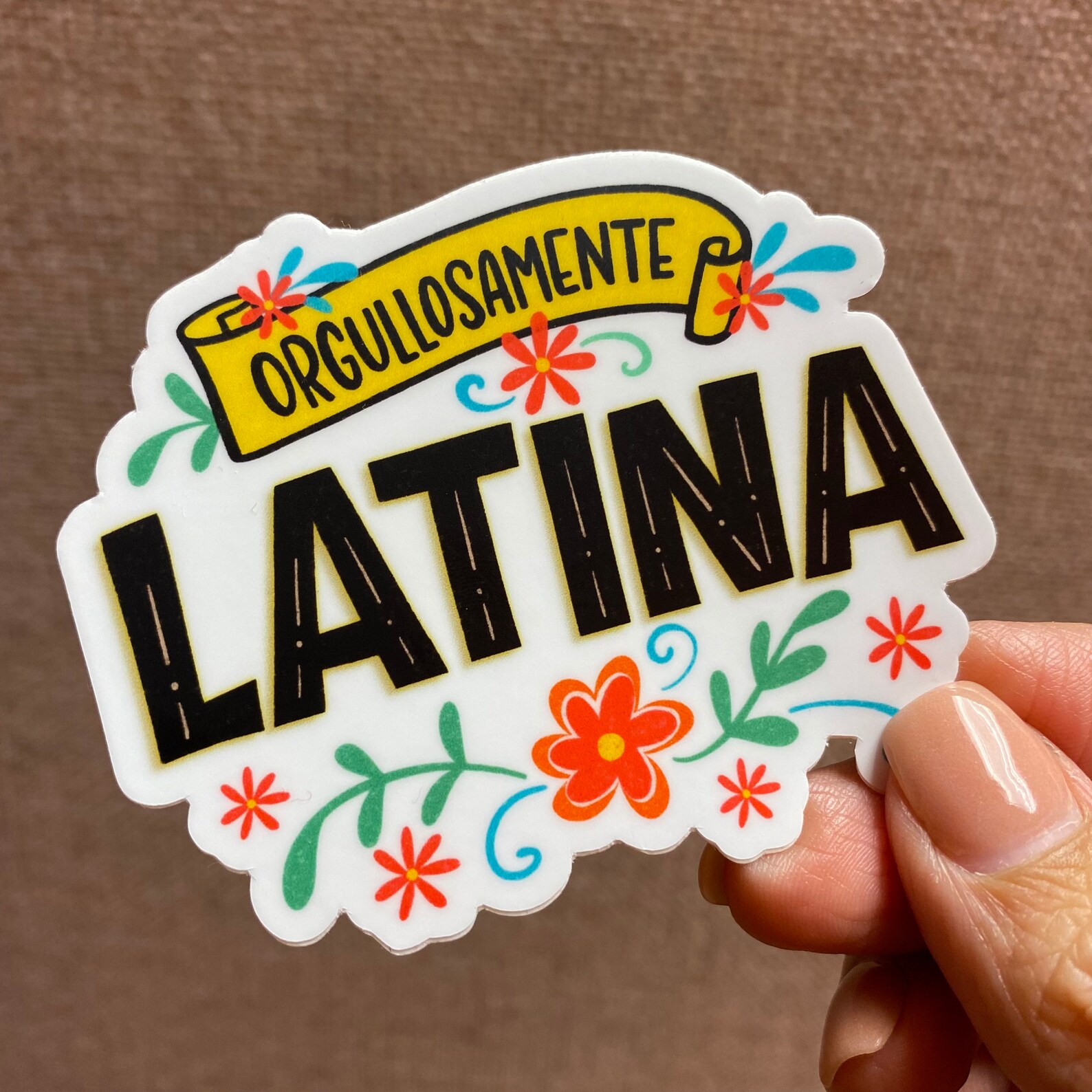 Spanish Vinyl Sticker orgullosamente Latinaperfect for - Etsy
