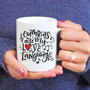 Spanglish Coffee Mug for Latina Dancer Gift for Señora Dancing Cumbias ...