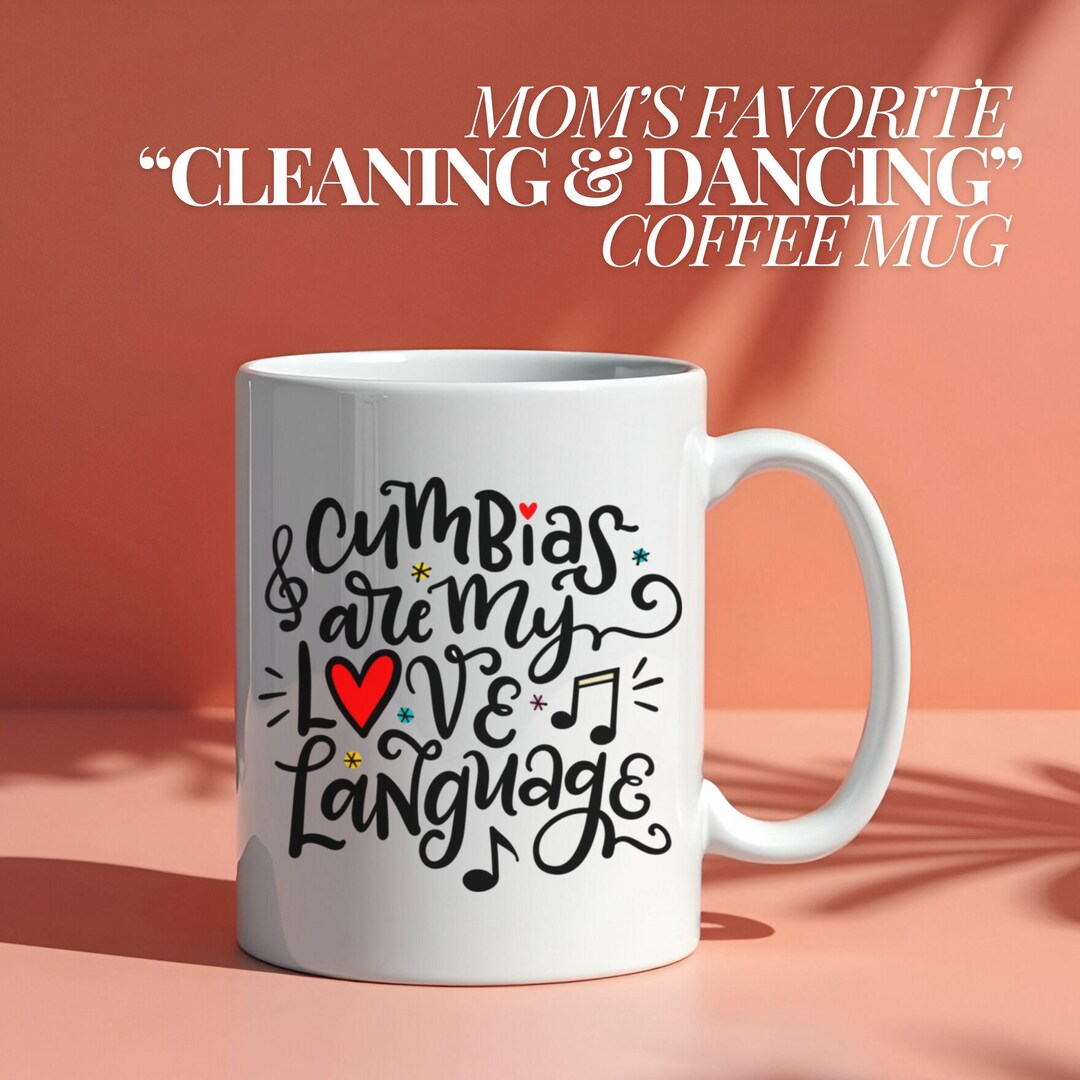 Spanglish Coffee Mug for Latina Dancer Gift for Señora Dancing Cumbias ...
