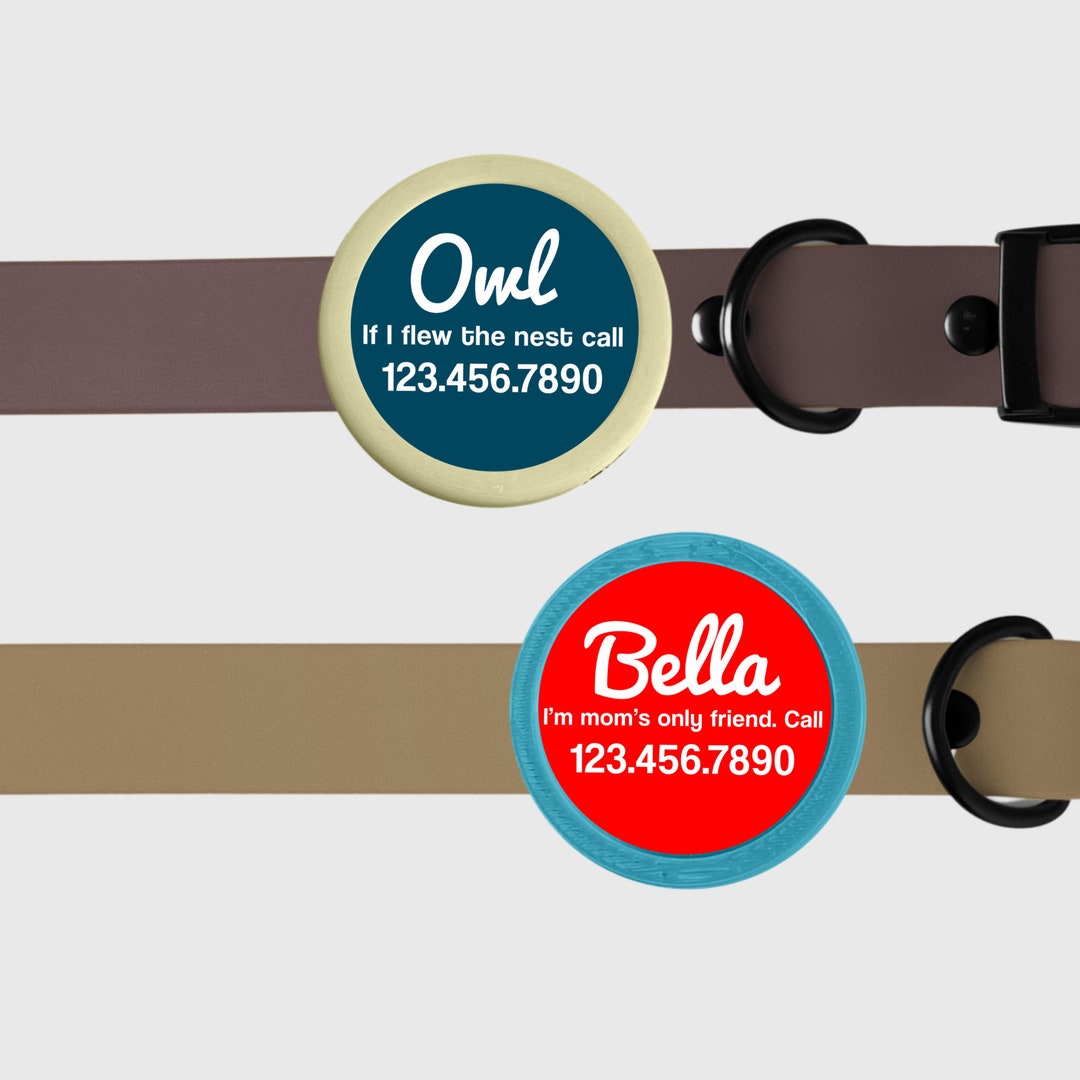 Solid Color Cursive TWIST TAG- Silent, Eco-friendly, Ringless & Silent ...