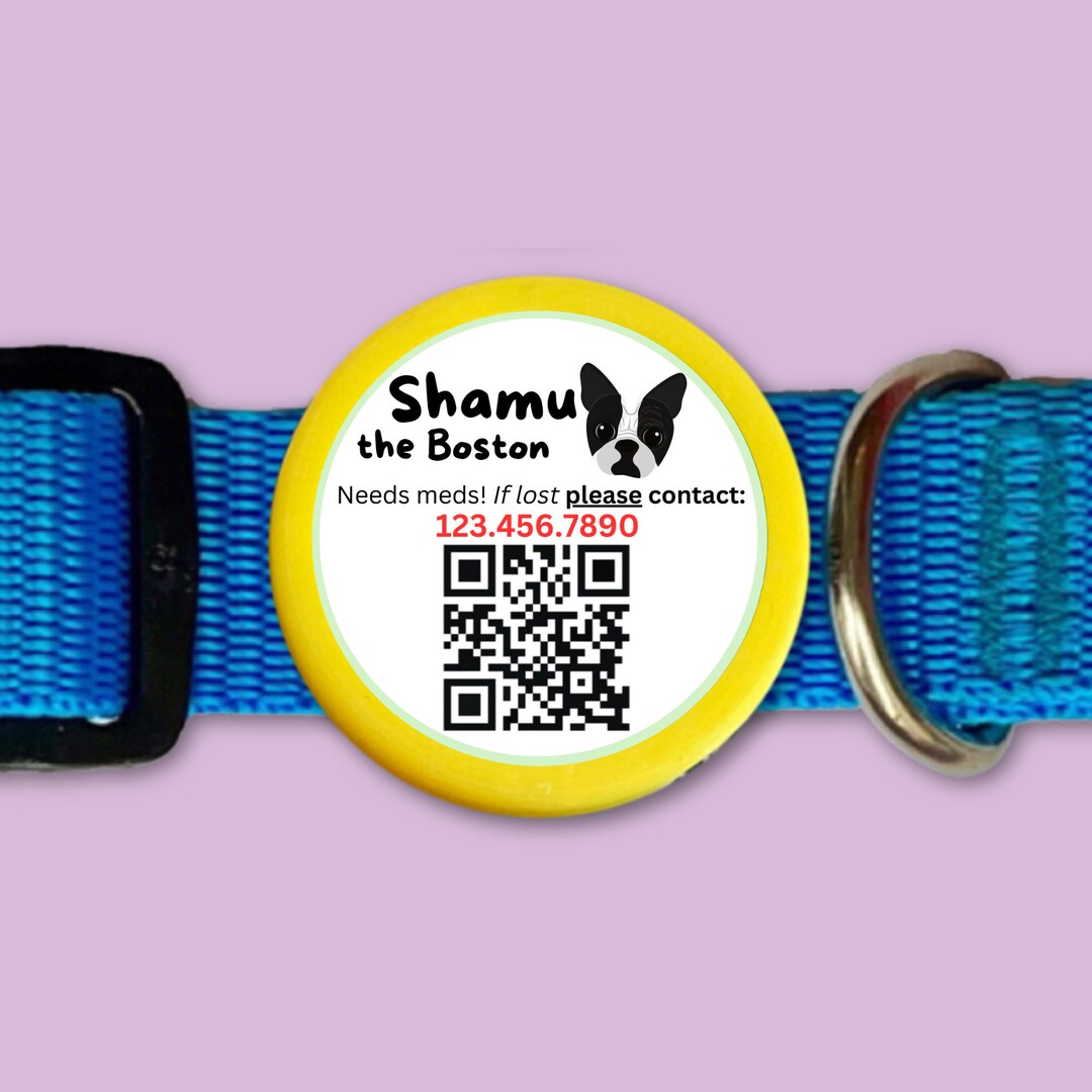 Scannable QR Code TWIST Tag Silent, Eco-friendly, Ringless ID Tag for ...
