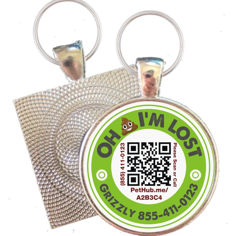 Scannable QR Code ID Tag for Cats & Dogs Powered by Pethub - Etsy