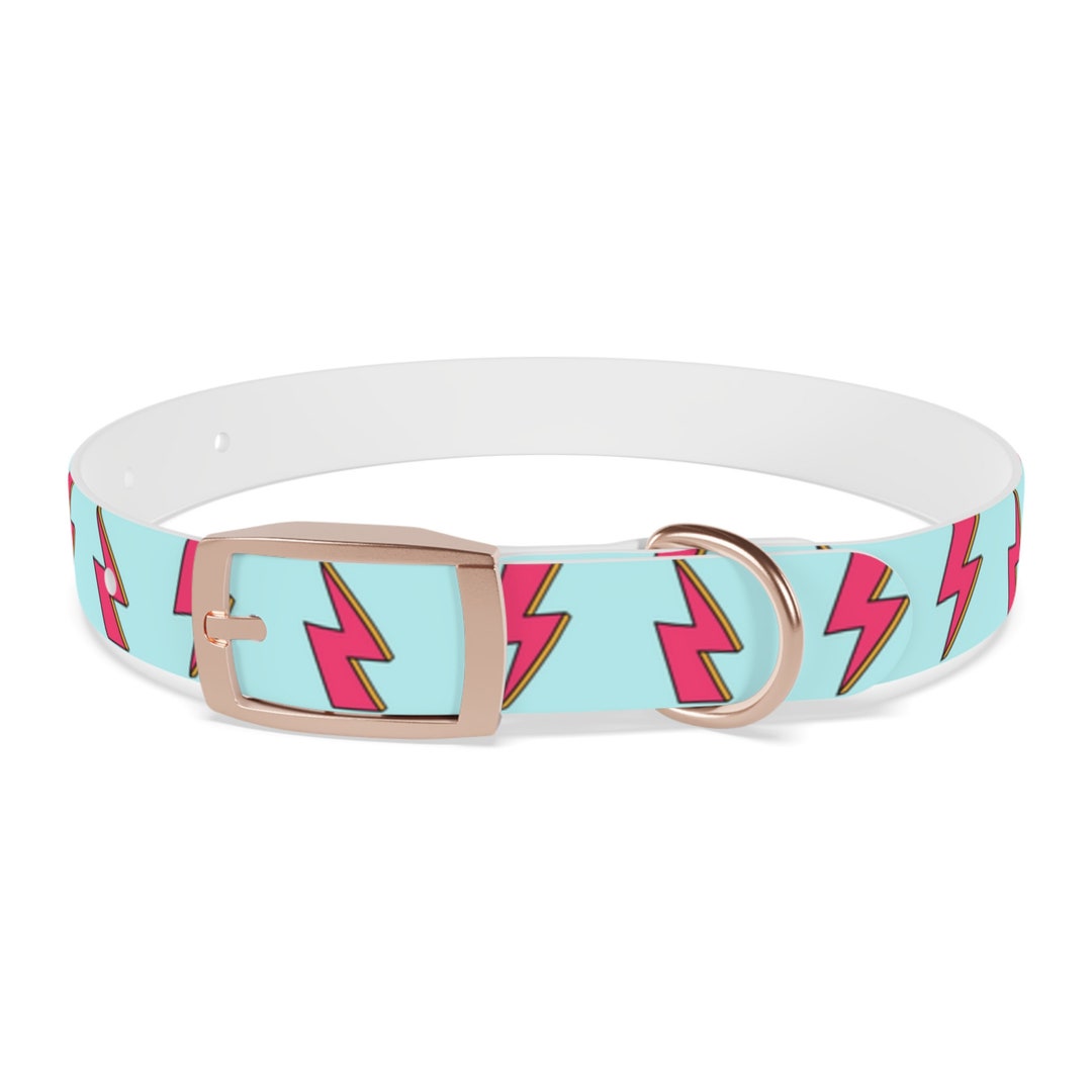 Bowie Ziggy Stardust Lightning Bolt Dog Collar - Etsy