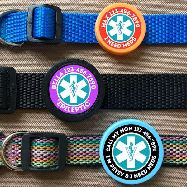 Medical Info Tag - Etsy