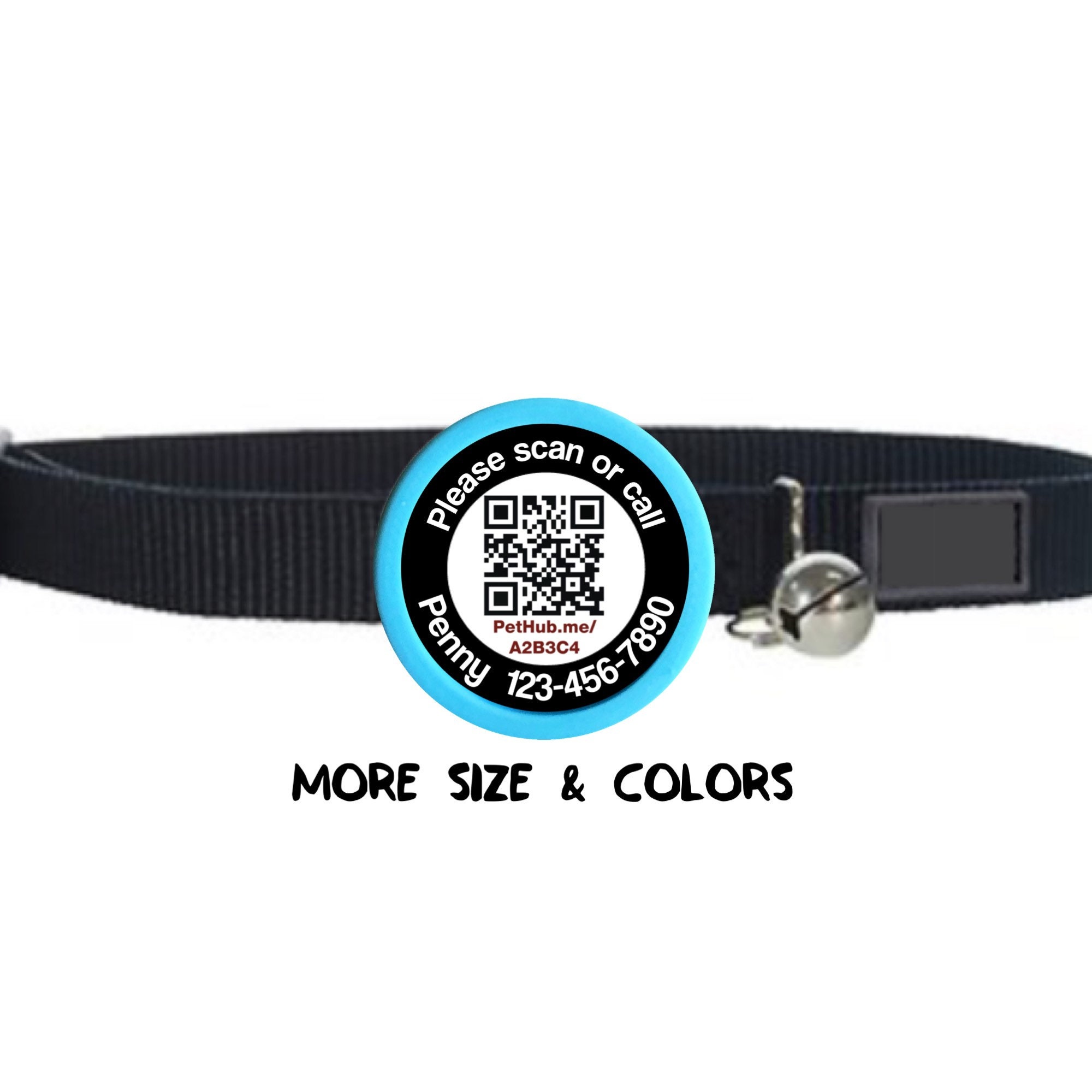 Scannable QR Code TWIST Tag Silent Eco-Friendly Ringless ID | Etsy