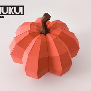 Pumpkin Paper Craft Halloween Kit | Paper Toy Decoration | Kid Kit ...