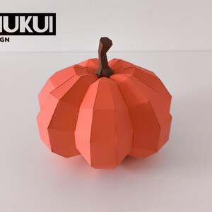 Pumpkin Paper Craft Halloween Kit | Paper Toy Decoration | Kid Kit ...