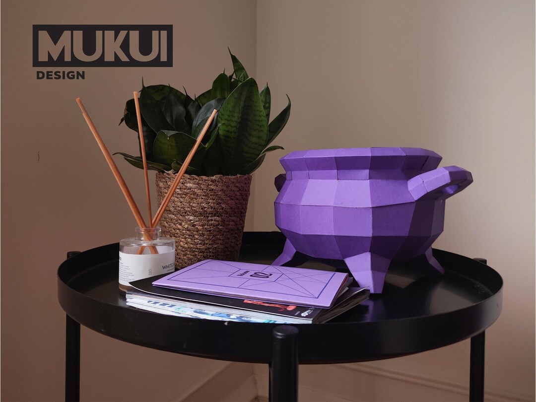 Cauldron Paper Craft Halloween Kit | Paper Toy Decoration | Kid Kit ...