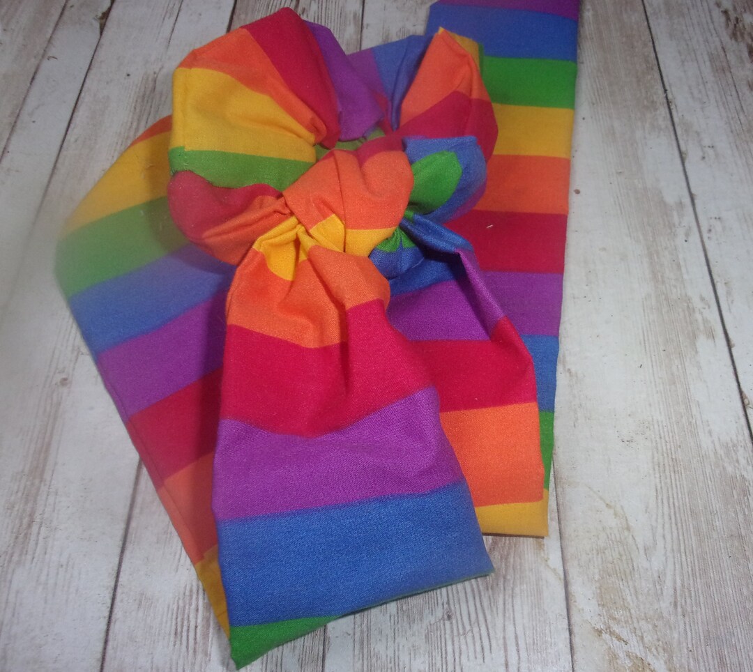 LGBTQ Headbands That Tie Pride Headband and Scrunchie, JUNE PRIDE ...
