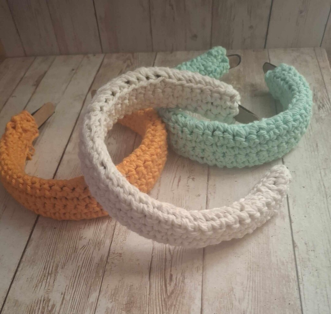Crochet Head Band, Unique Head Bands, Crochet Thread Hair Band, New ...