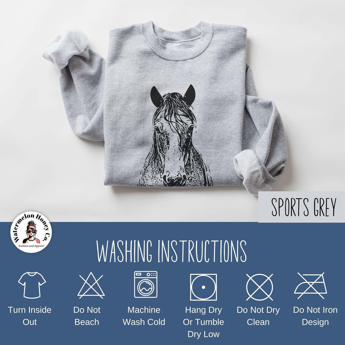 Vintage Horse Sweatshirt, Horse Girl Sweater, Retro Cowgirl Gift, Horse ...