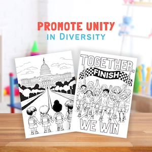 Colorful Activism Coloring Pages for Kids & Students - Etsy