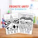 Colorful Activism Coloring Pages for Kids & Students - Etsy