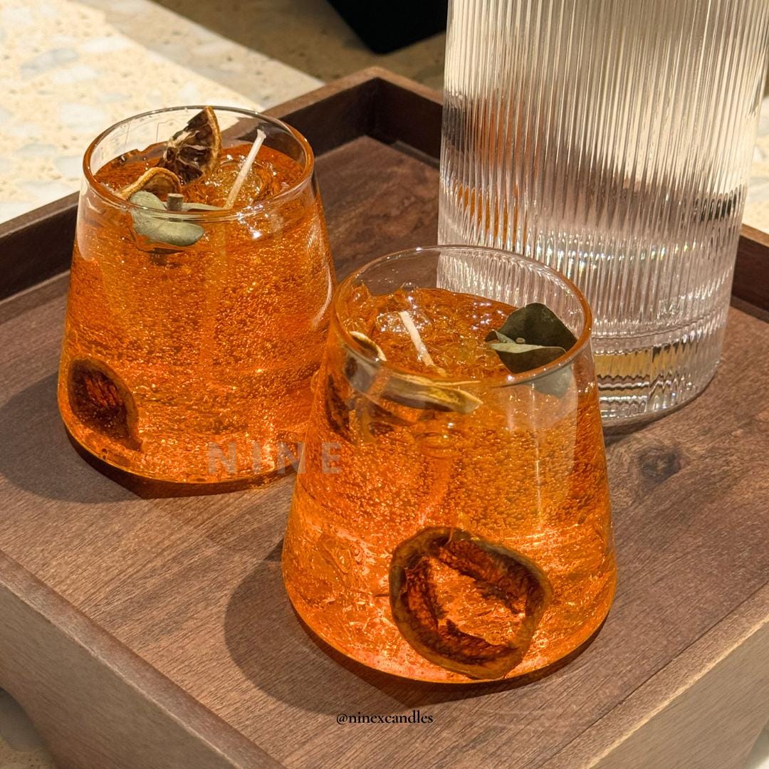 Aperol Spritz Candle Orange-scented Drink Candle Fruity Cocktail Lover ...