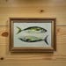 Fish Oil Painting Textured Impasto Mackerel Art Handmade Fish Artwork ...