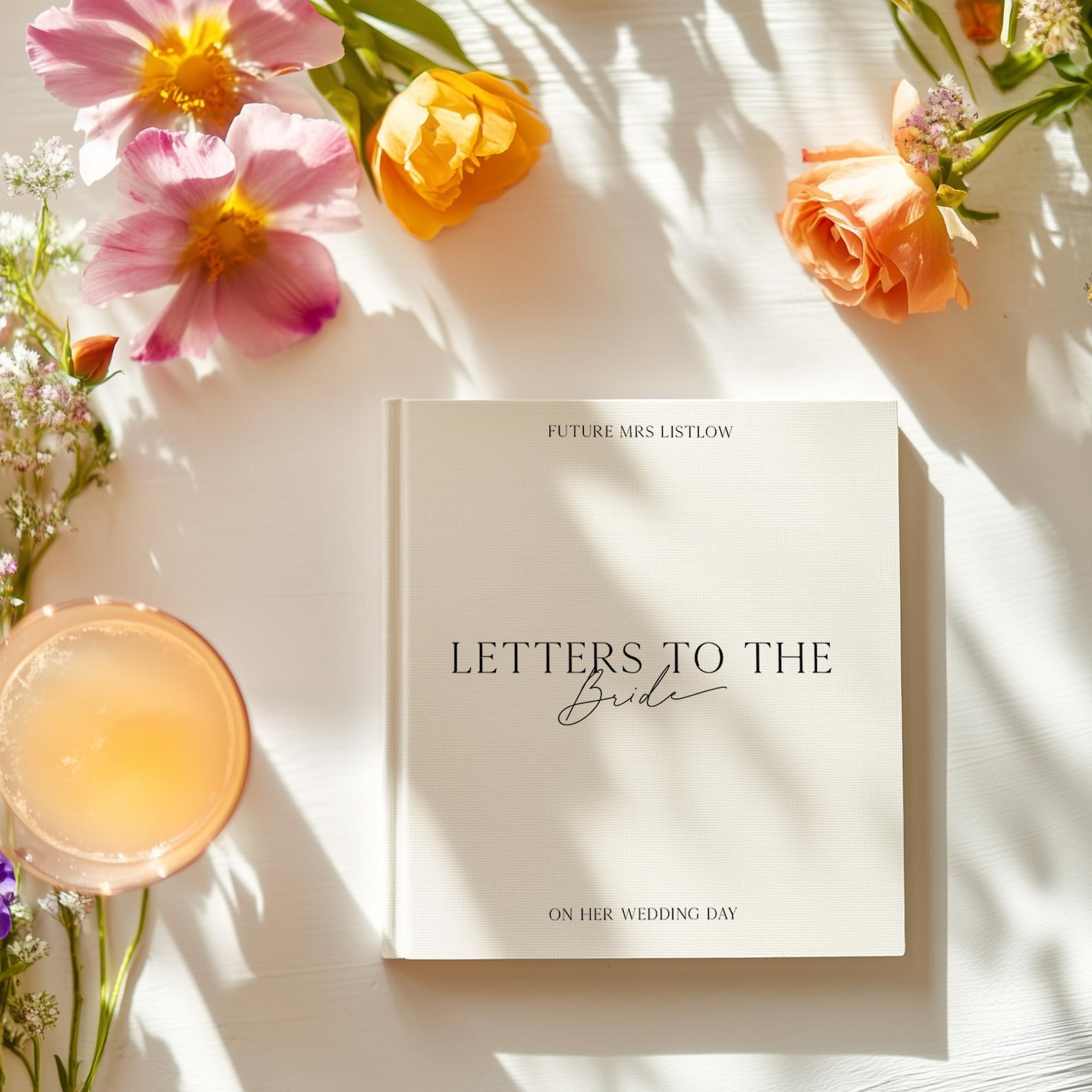 Letters to the Bride Book | Keepsake With Photos, Memories, Letters ...