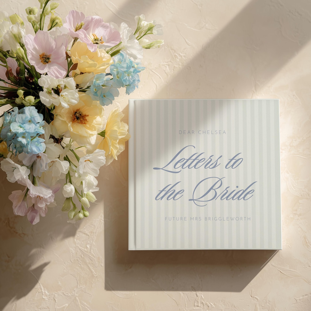 Letters to the Bride Book | Keepsake With Photos, Memories, Letters ...