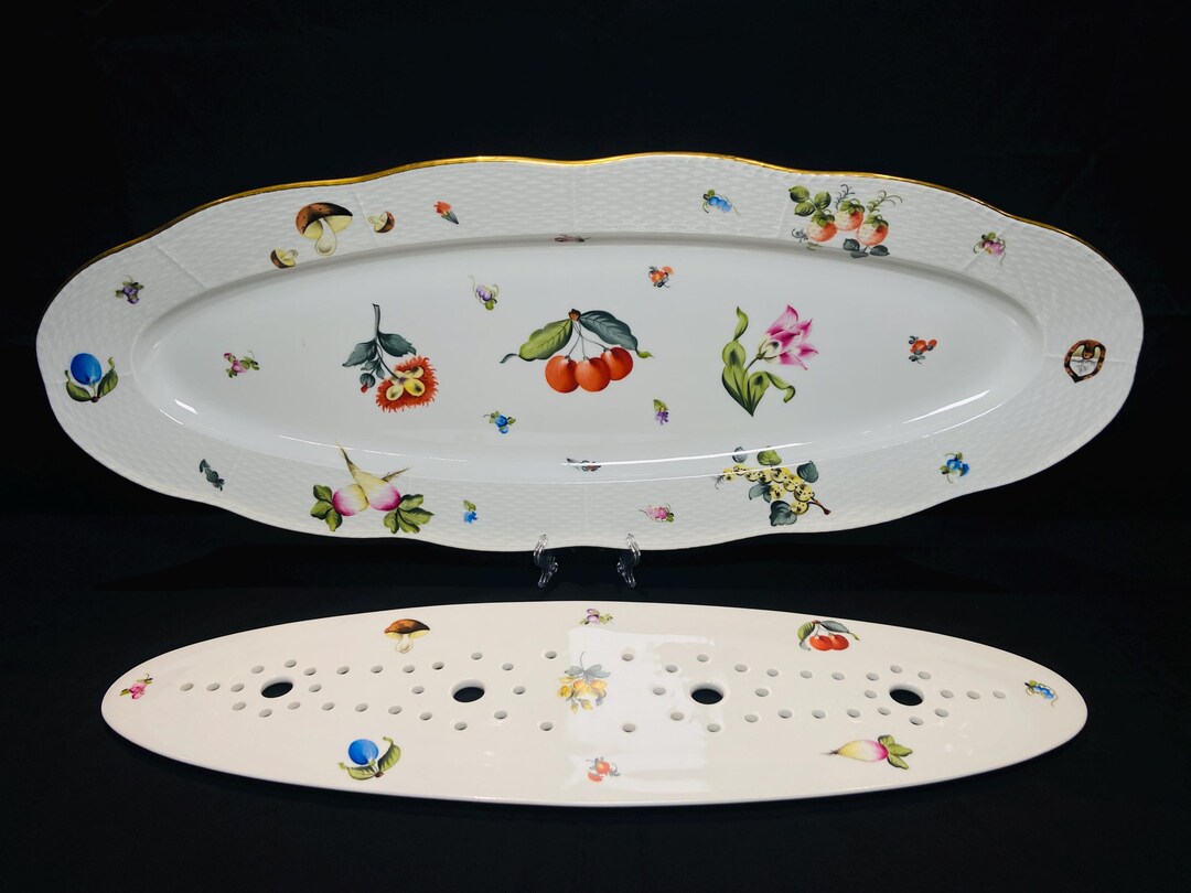 Herend “market Garden “ Fish Platter - Etsy