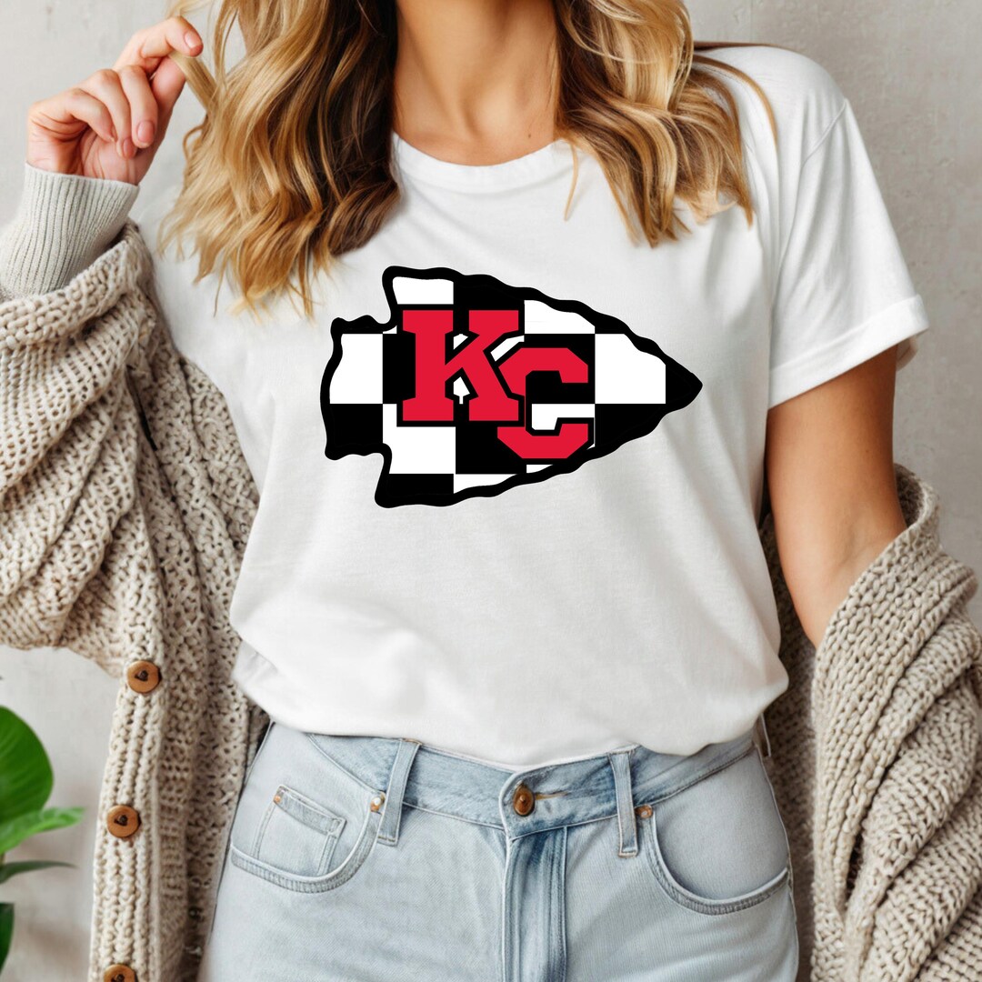 Checkered Design Arrowhead With KC- Png File Only - Etsy