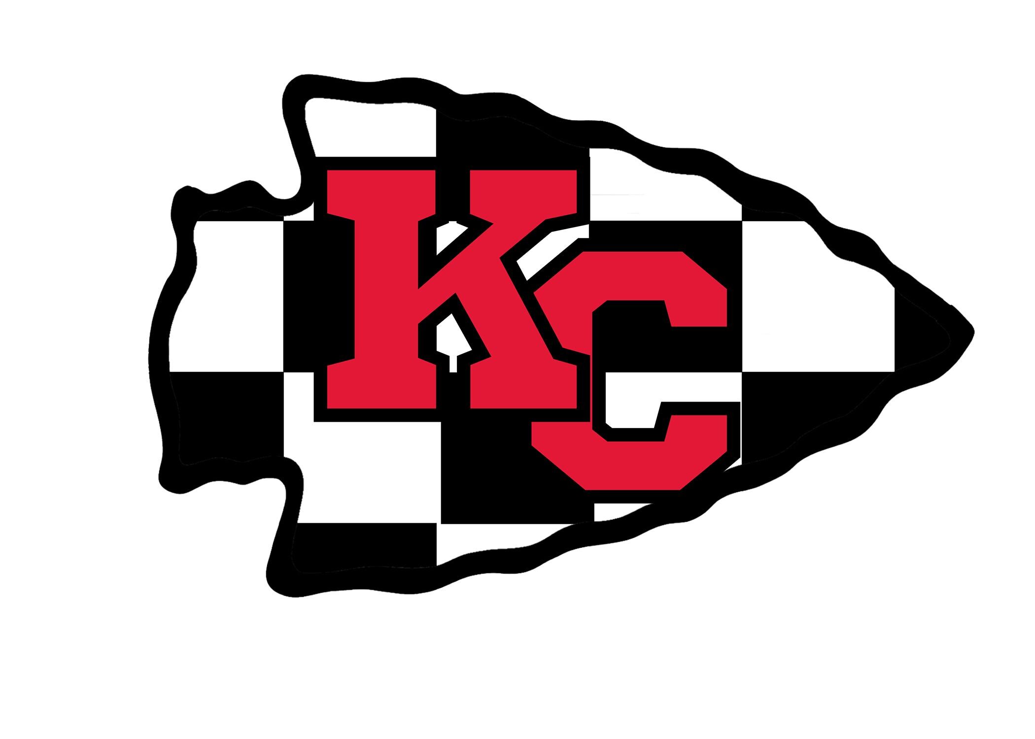 Checkered Design Arrowhead With KC- Png File Only - Etsy