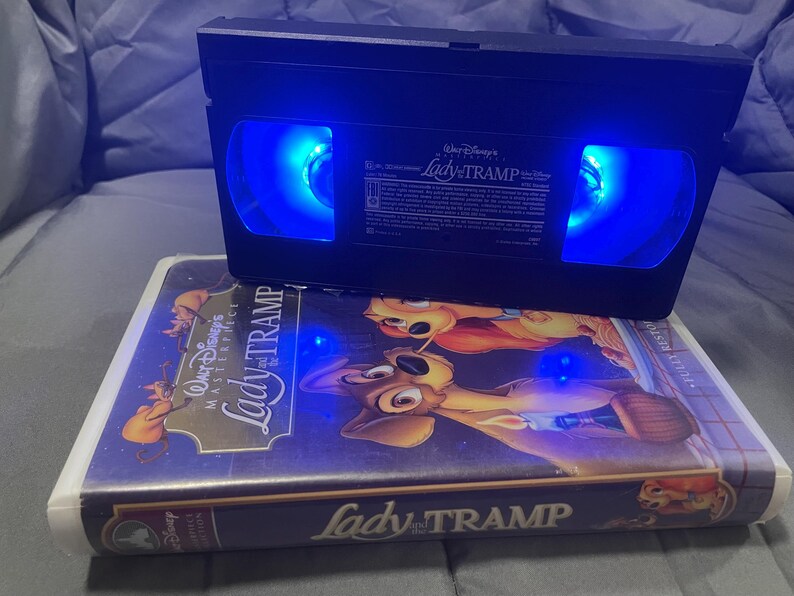 Lady and the Tramp Disney Movie Led Lamp Collectible Man Cave Decor - Etsy