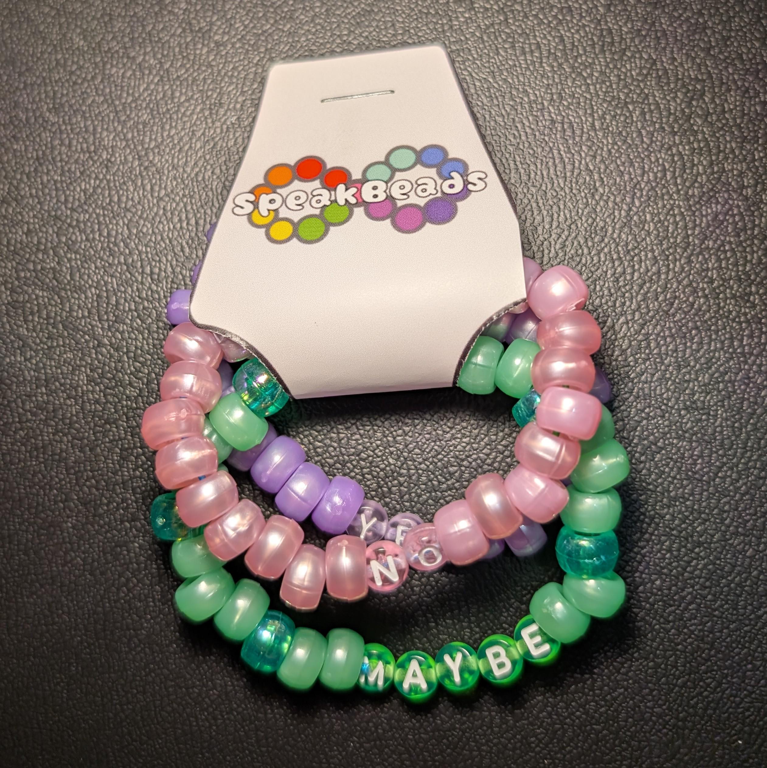 Speakbeads Beaded Communication Bracelets - Etsy