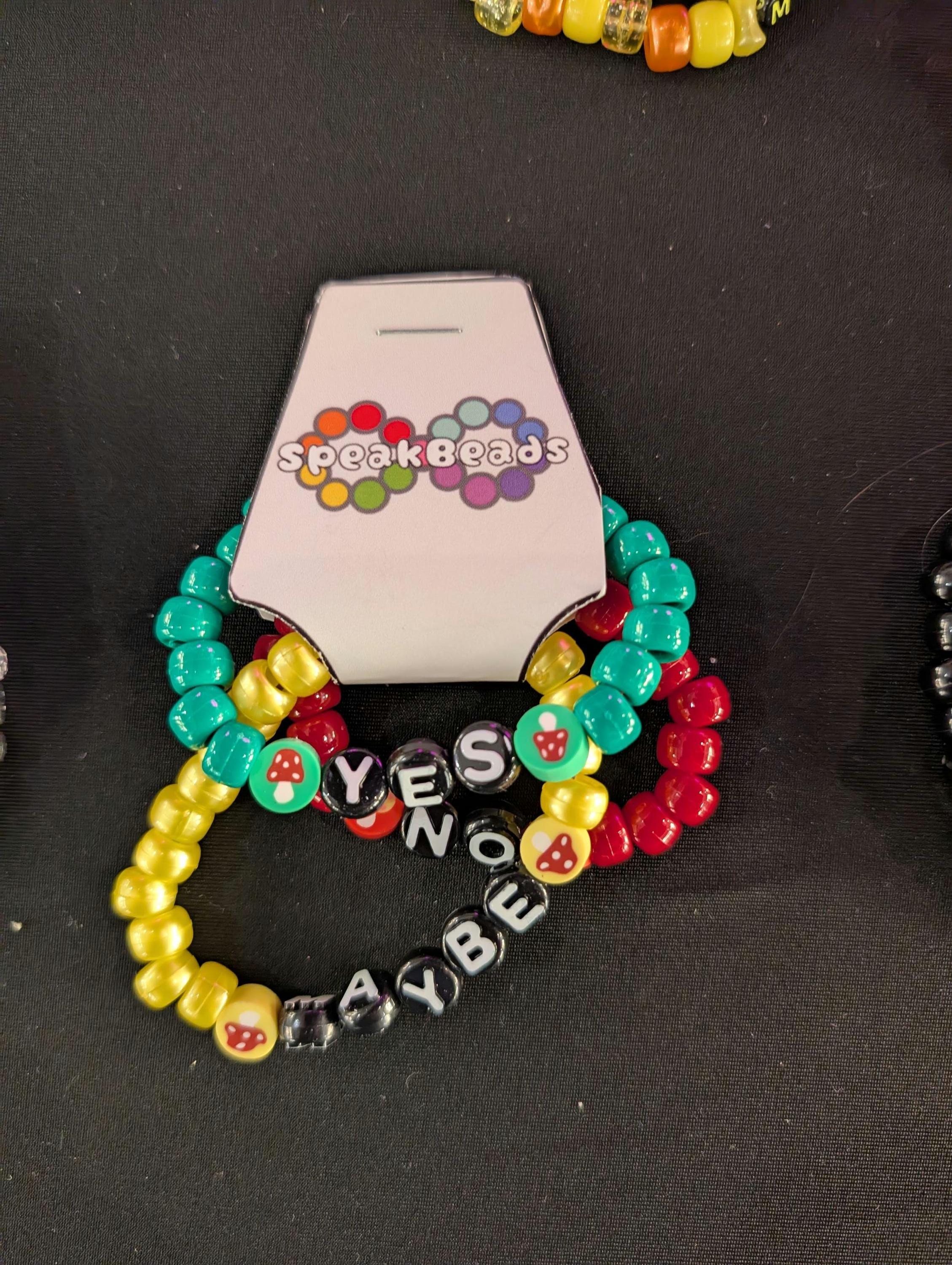 Speakbeads Beaded Communication Bracelets - Etsy