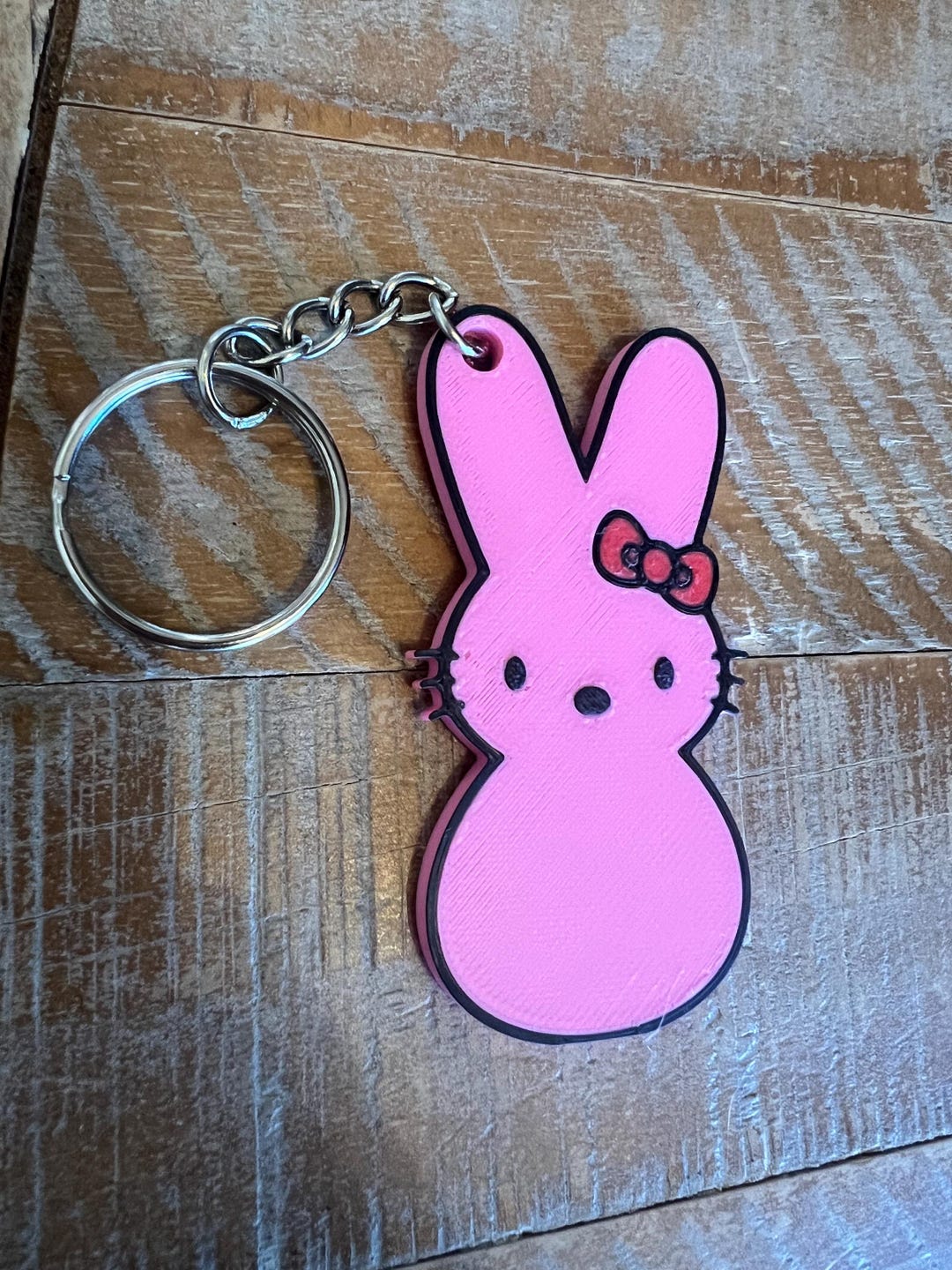 Hello Kitty Bunny Keychain I 3D Printed Backpack Car Purse Keychain I ...