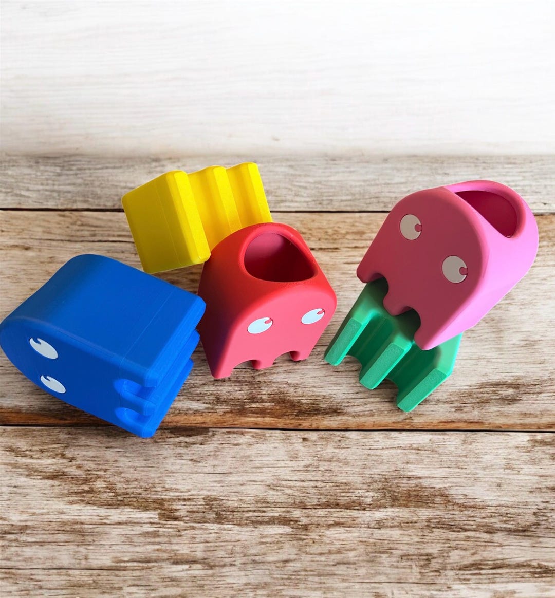 Pac Man Inspired Multi-purpose Holder I Desktop Pencil Pen Toothbrush ...