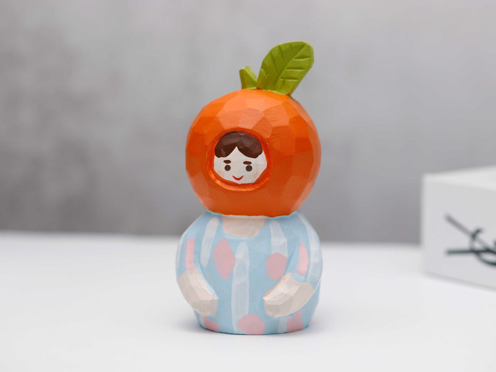 Hand-painted Fruit Person Figurine – Desk Decor - Etsy