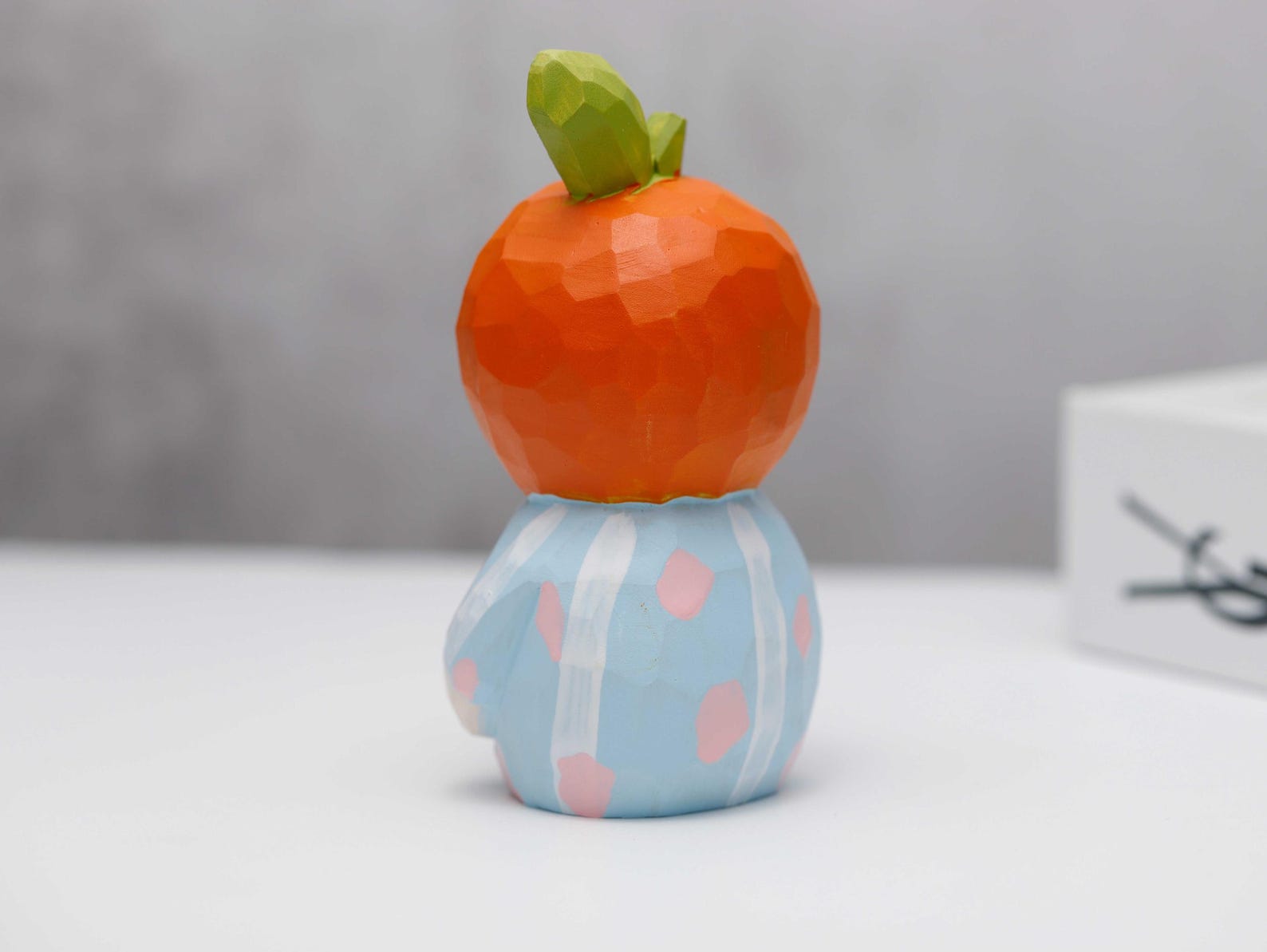 Hand-painted Fruit Person Figurine – Desk Decor - Etsy