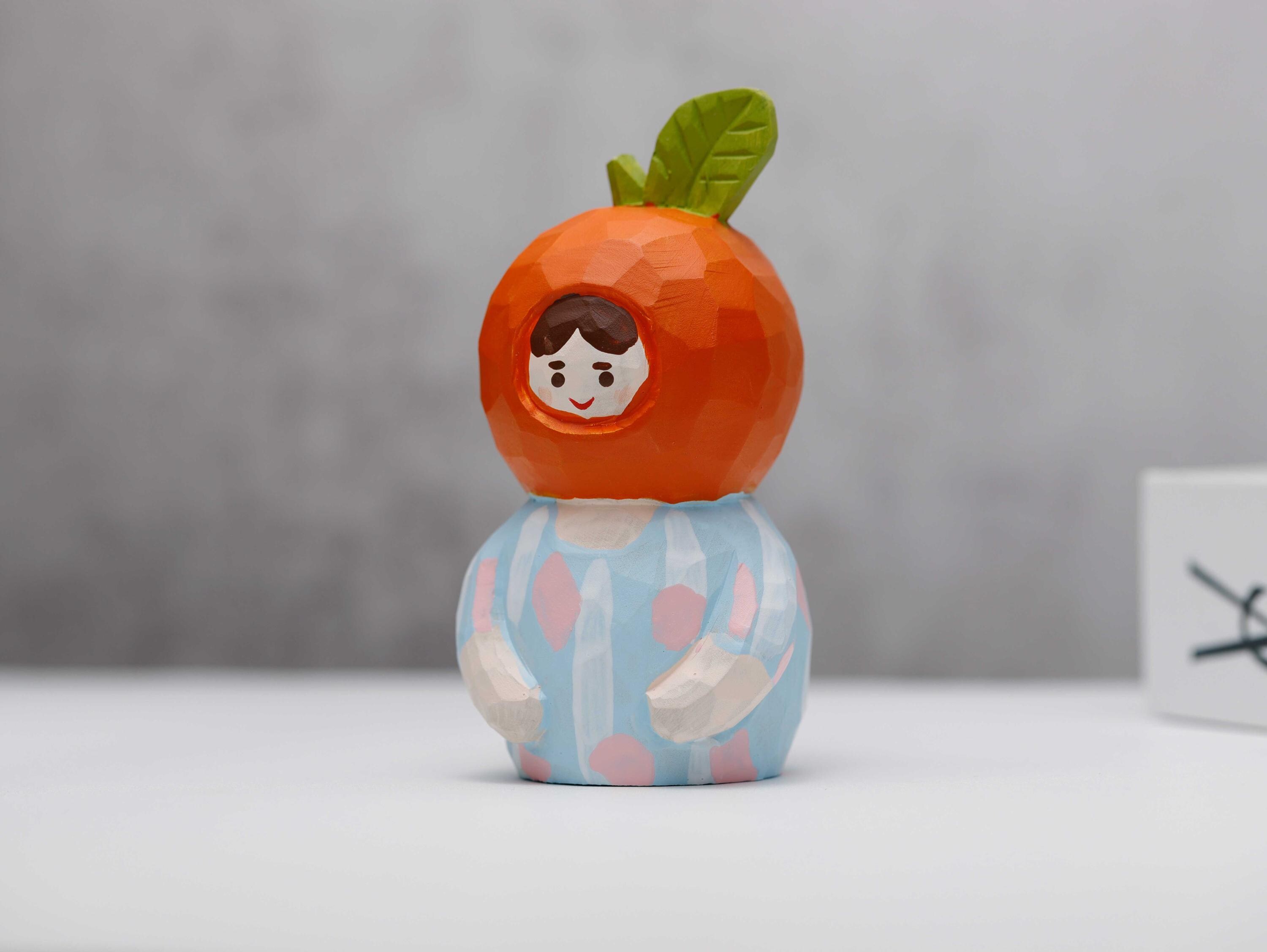 Hand-painted Fruit Person Figurine – Desk Decor - Etsy