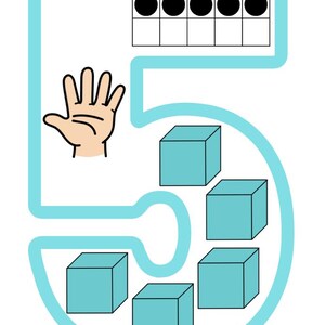 Printable Math Numbers Bulletin Board Kit Elementary - Etsy