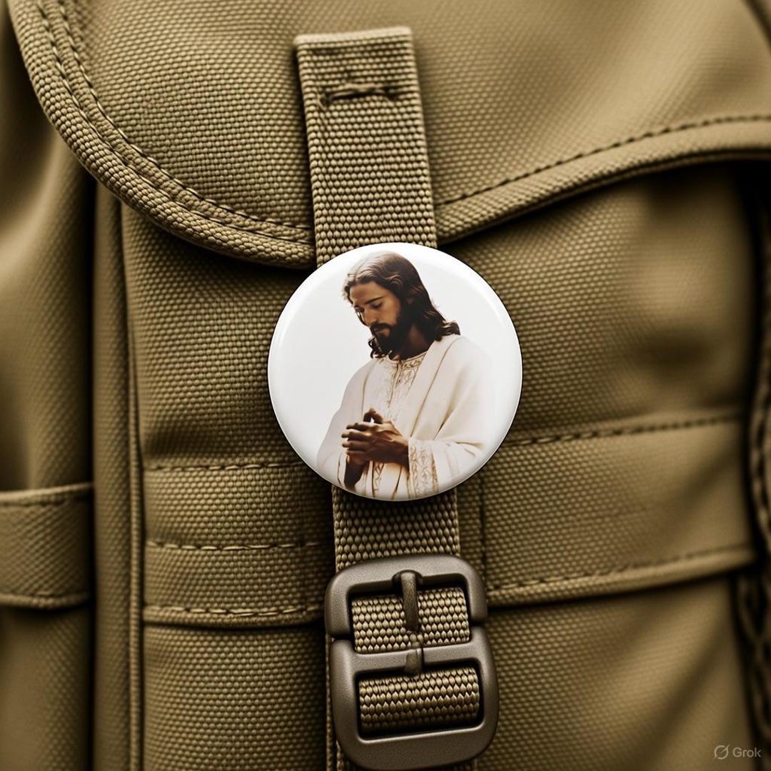 Reverent Jesus Pin Buttons - Etsy
