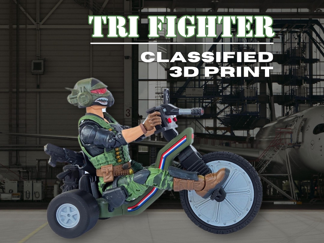 Tri Fighter - Classified Scale, Premium Quality 3D Print - Etsy