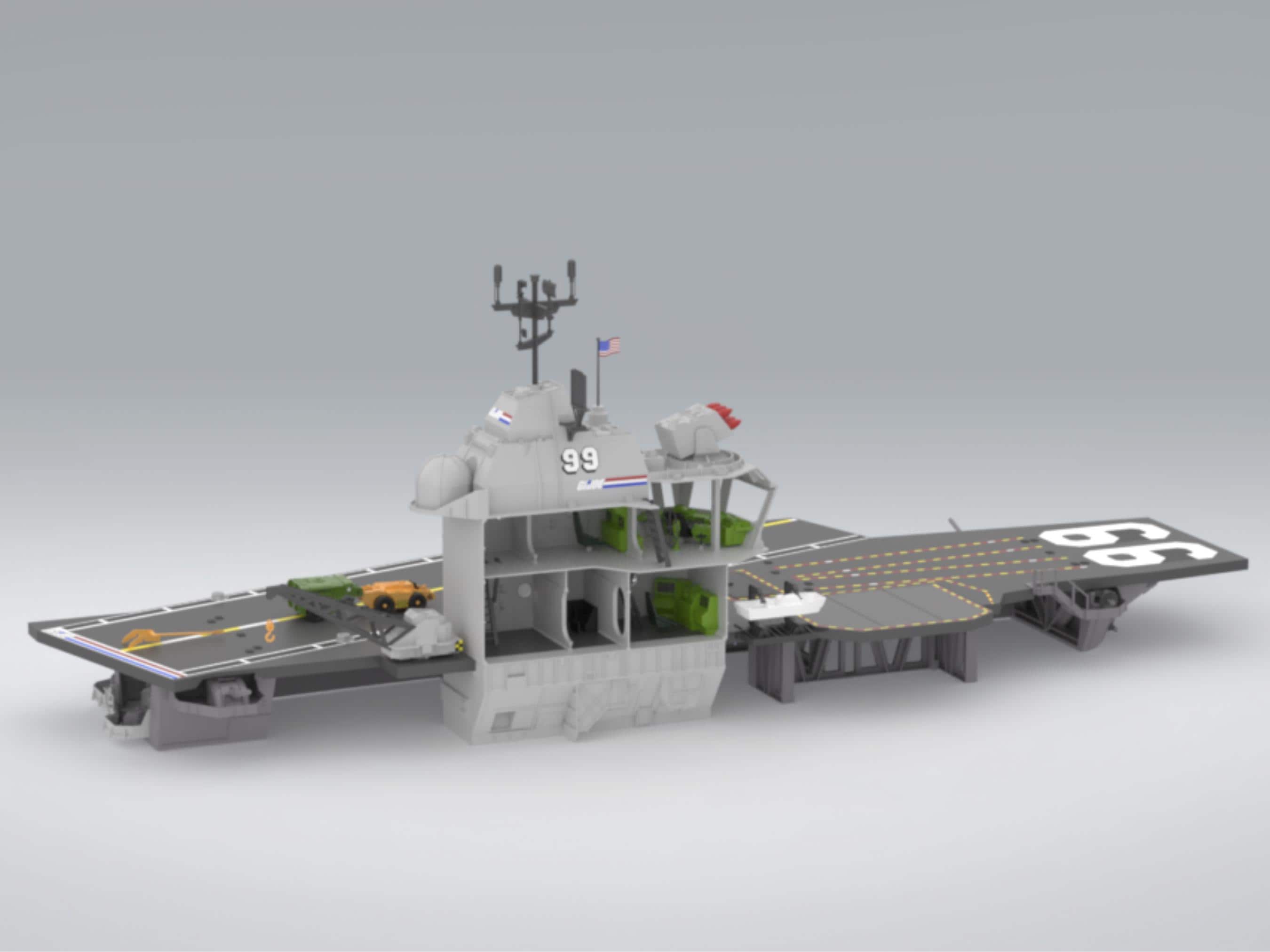 USS Flagg - Classified Scale Stl's , Premium Quality 3D Model for GI ...