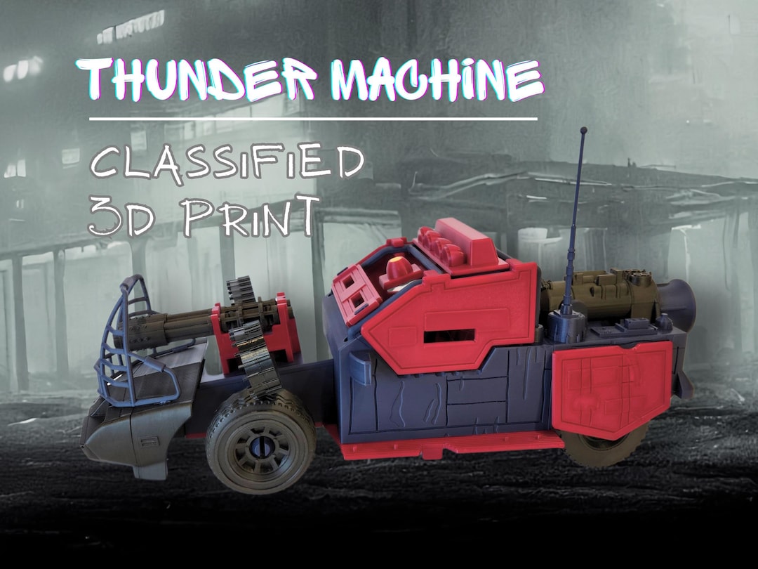 Thunder Machine - Classified Scale, Premium Quality 3D Print - Etsy