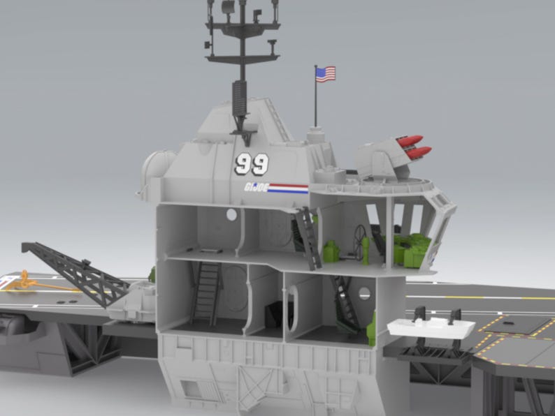 USS Flagg - Classified Scale Stl's , Premium Quality 3D Model for GI ...