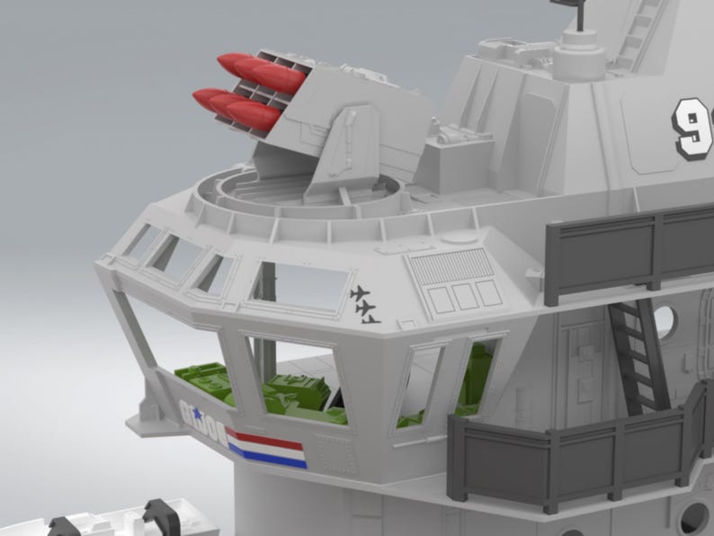 USS Flagg - Classified Scale Stl's , Premium Quality 3D Model for GI ...