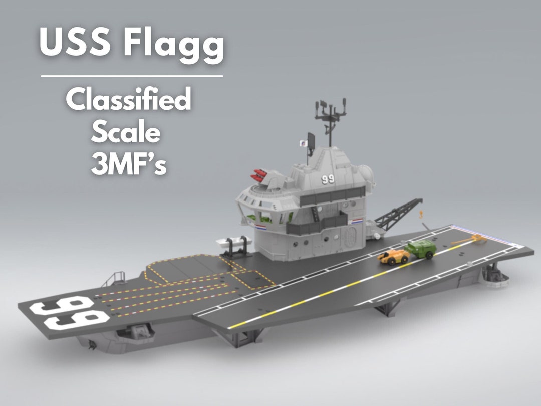 USS Flagg - Classified Scale 3mf's , Premium Quality 3D Model for GI ...