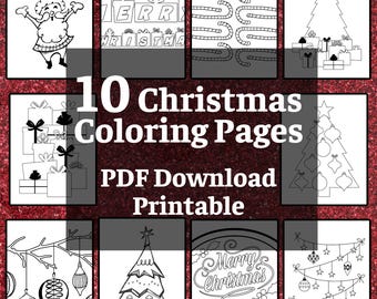 10 Printable Pattern Coloring Pages - Simple - PDF Download - Etsy