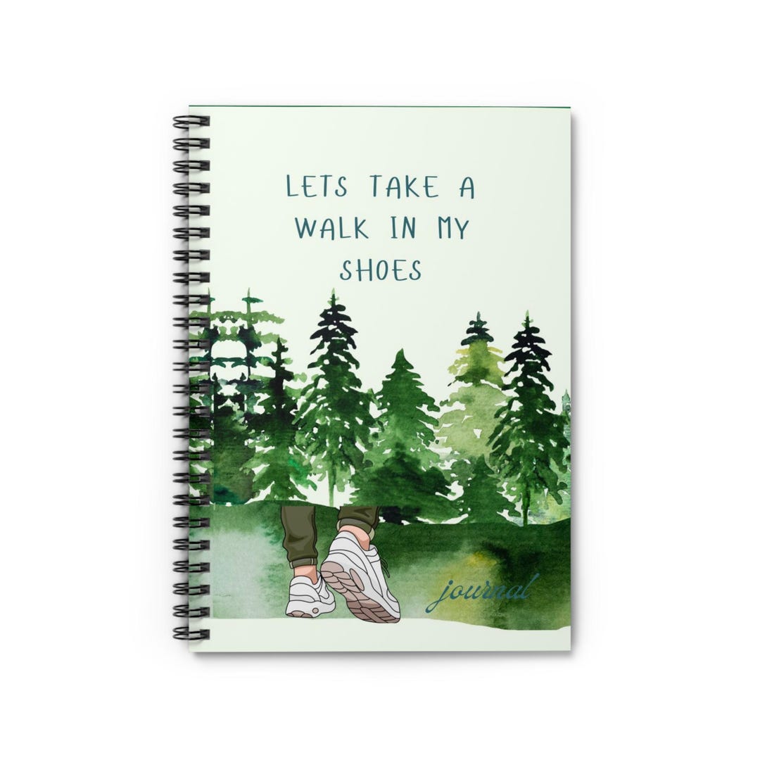 Lets Take A Walk in My Shoe Journal - Etsy