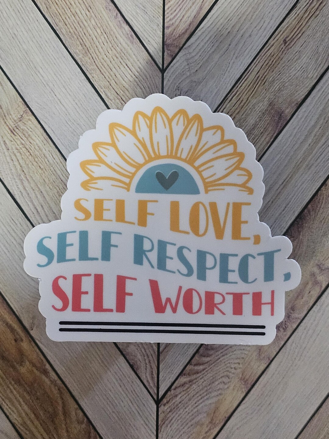 Sunflower | Self-love | Self-respect | Self-worth | 3" Inspirational ...