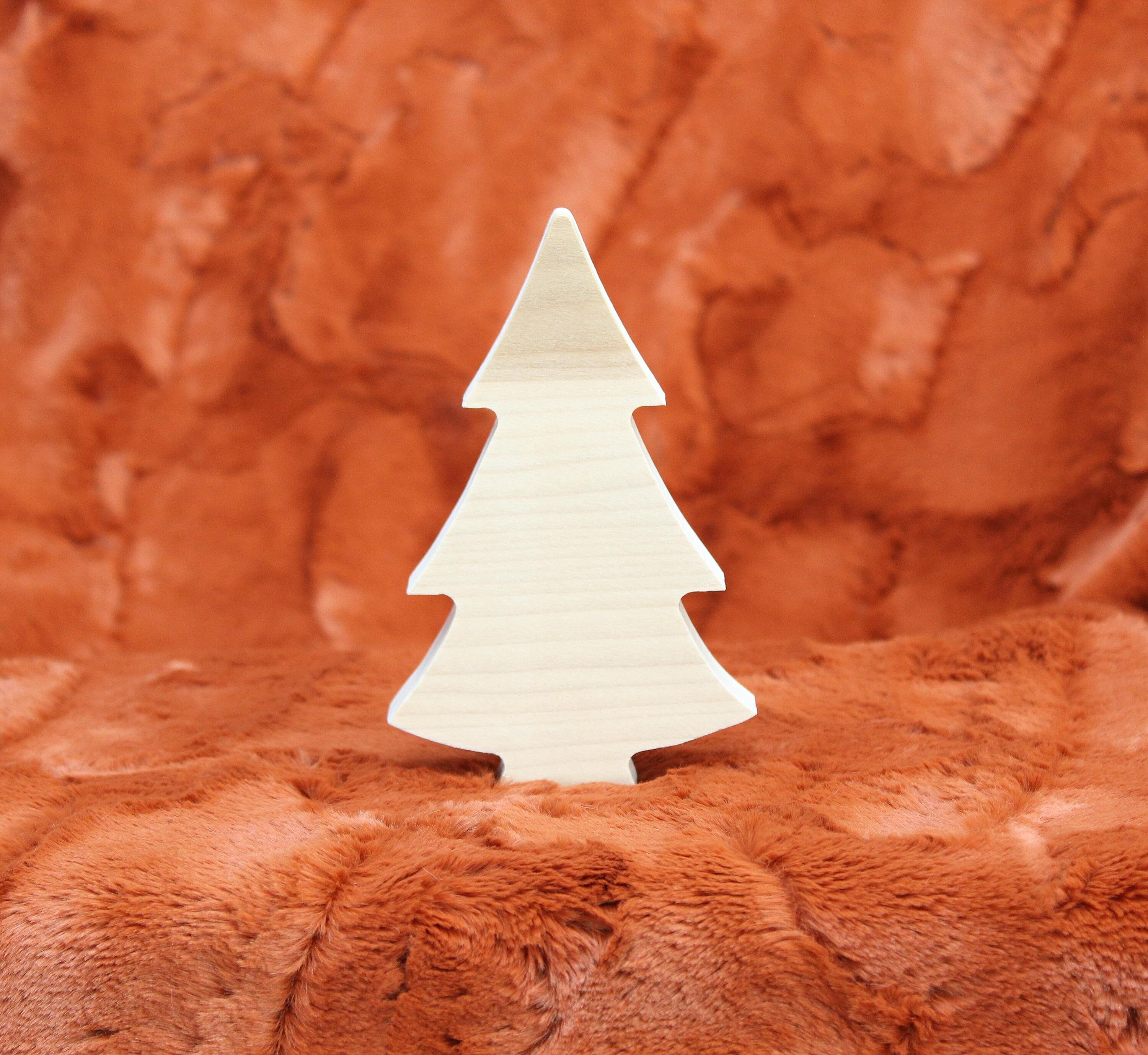 Unfinished Wooden Tree, Unfinished Wood Decor, Christmas Crafts ...